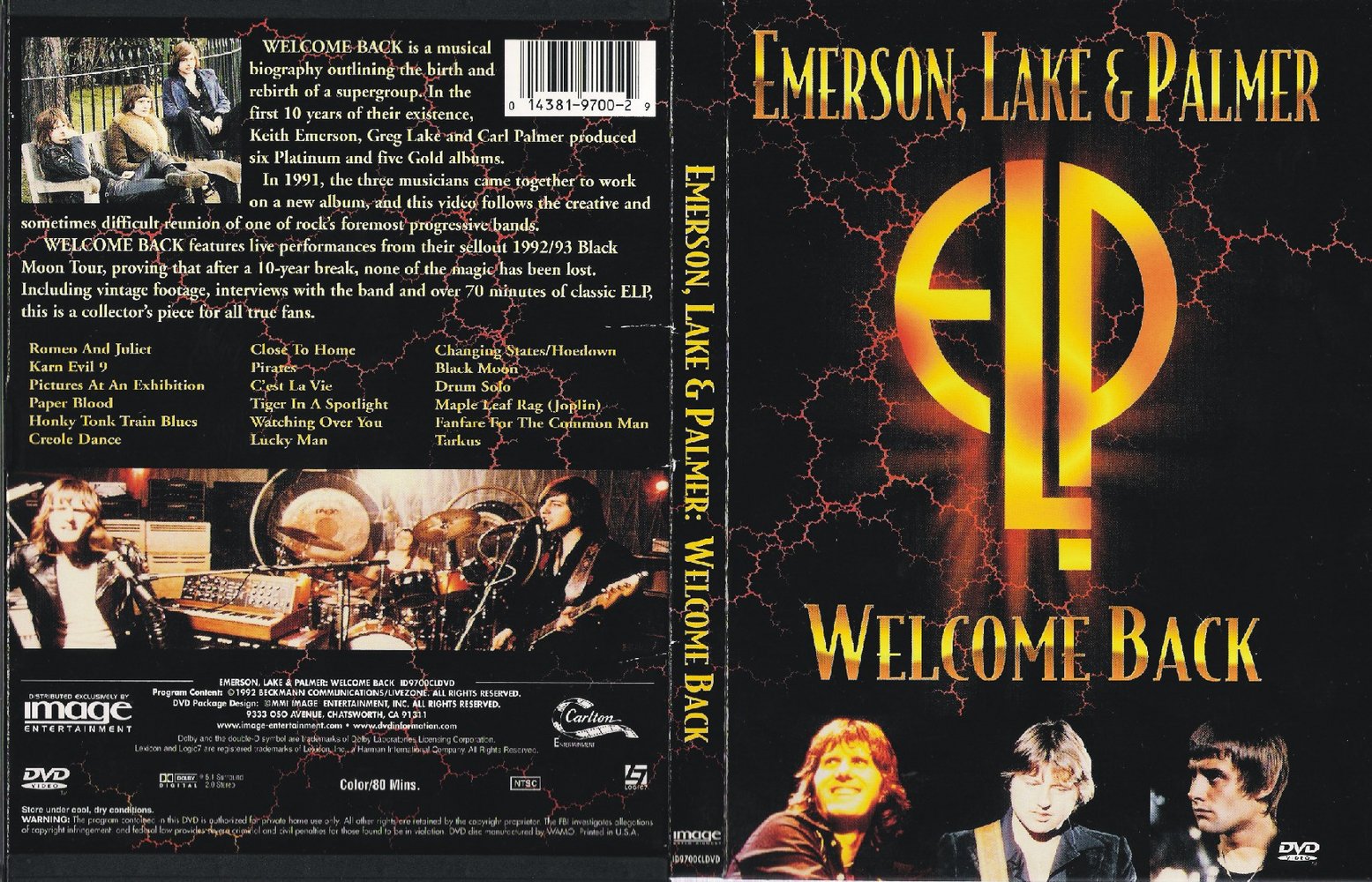 Emerson, Lake And Palmer: Welcome Back [1992 Video] dvdrip - mediagetbike